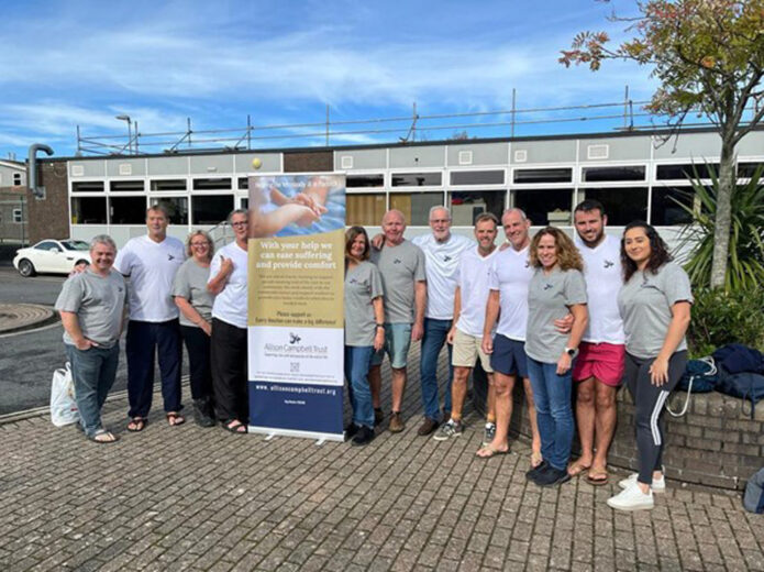 Swimmers coin in the cash for good cause | The Purbeck Gazette | In ...