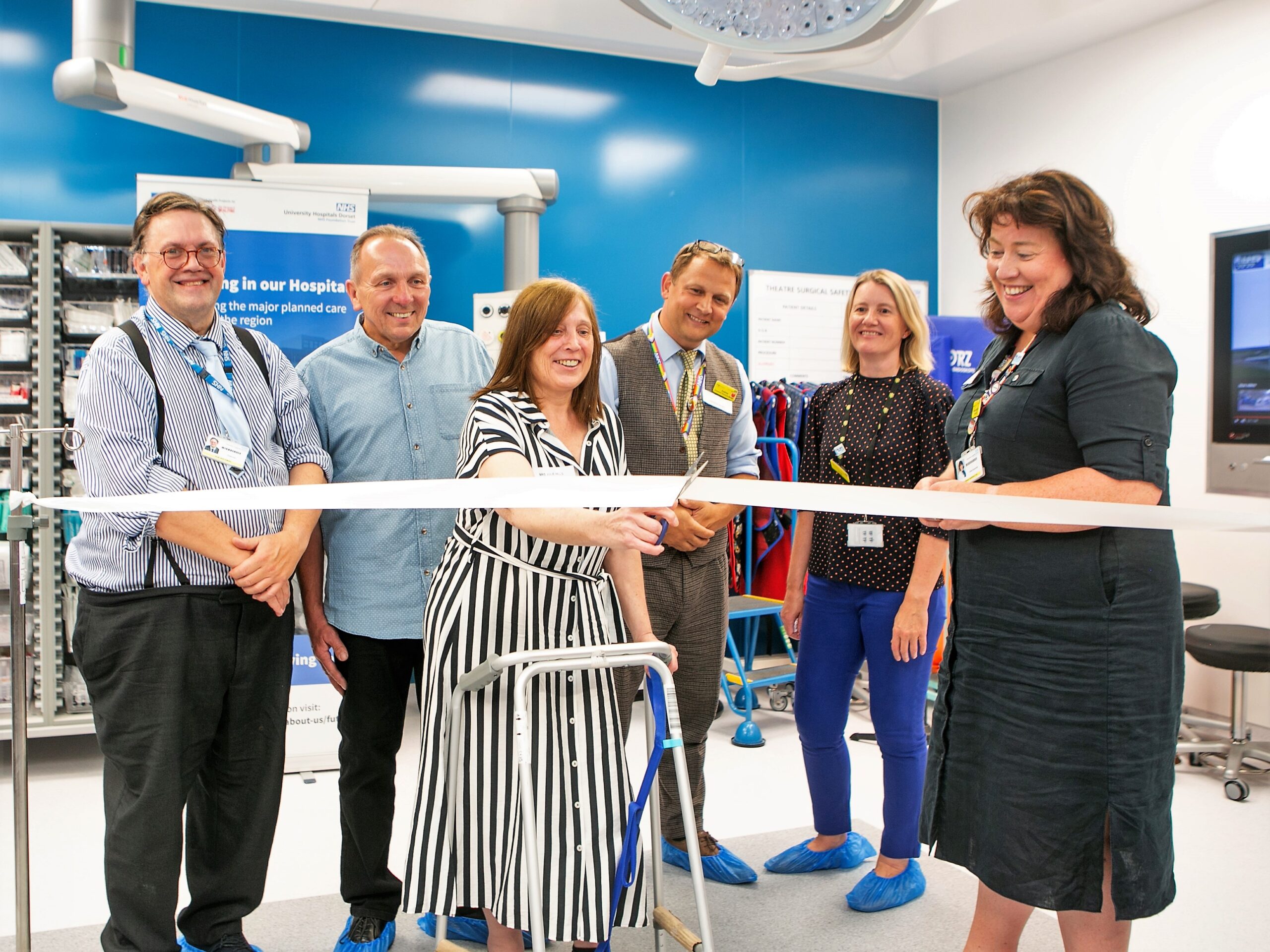 First patient officially opens new Poole Hospital theatre block | The ...