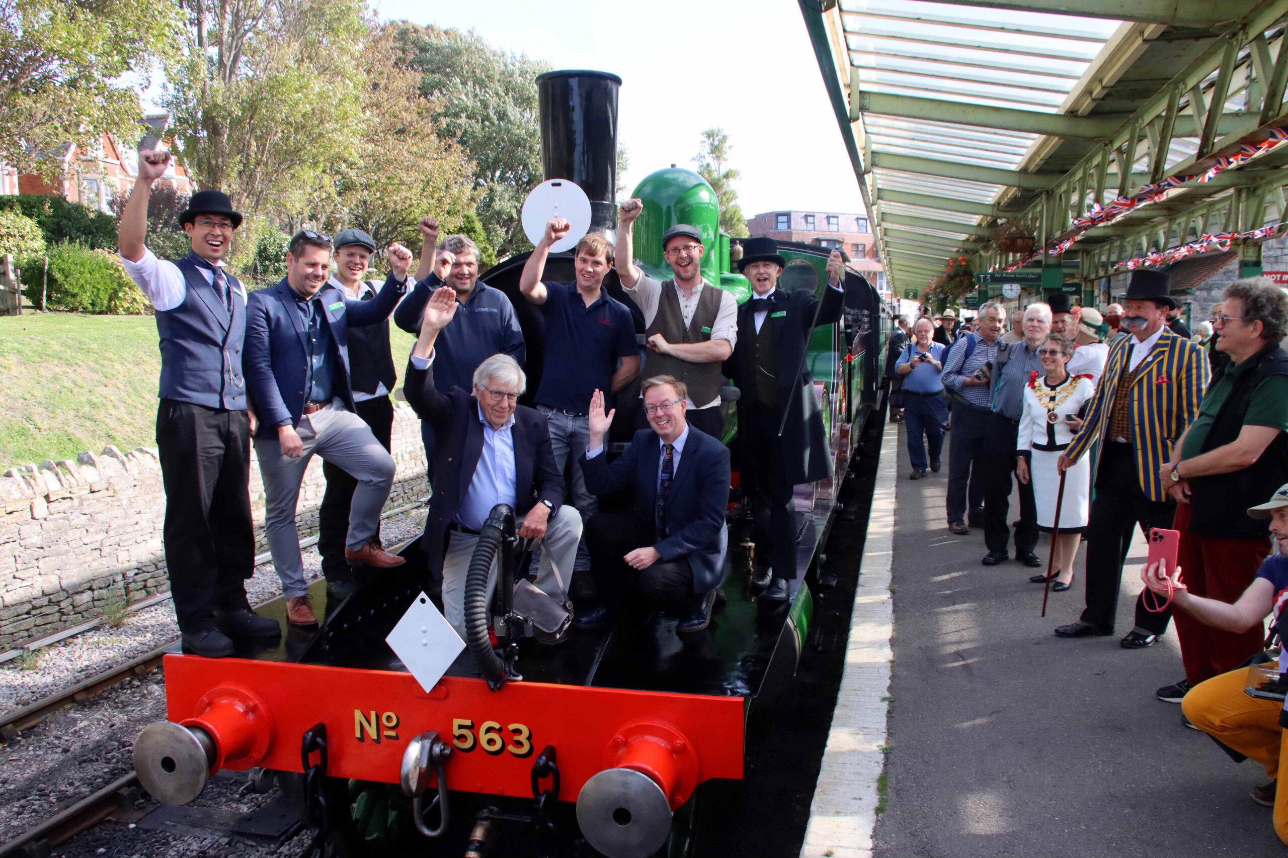 Full steam ahead: Victorian loco gets on track in Swanage | The Purbeck ...