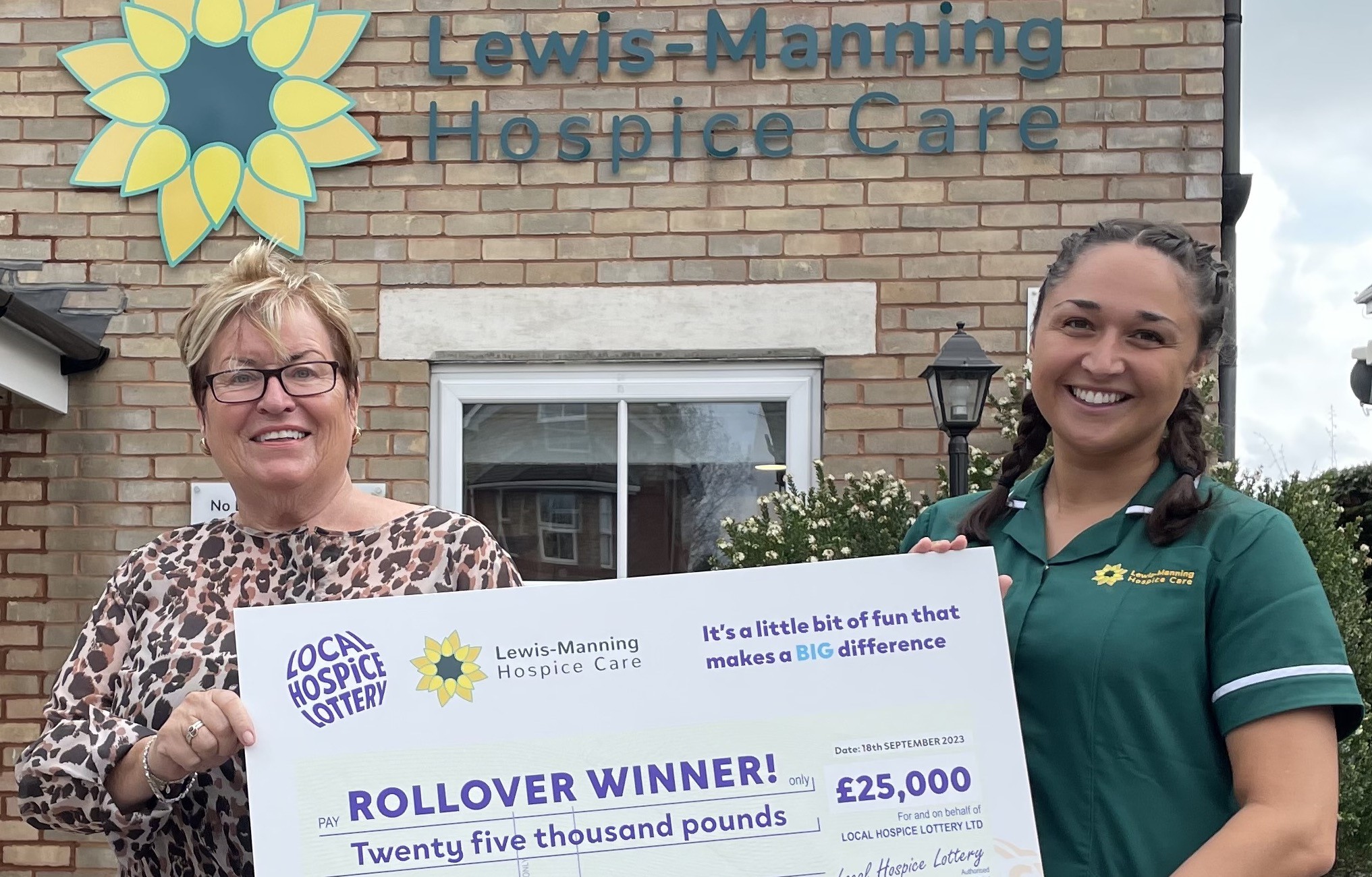 Lucky numbers: Lottery comes up for Jackie! | The Purbeck Gazette | In ...