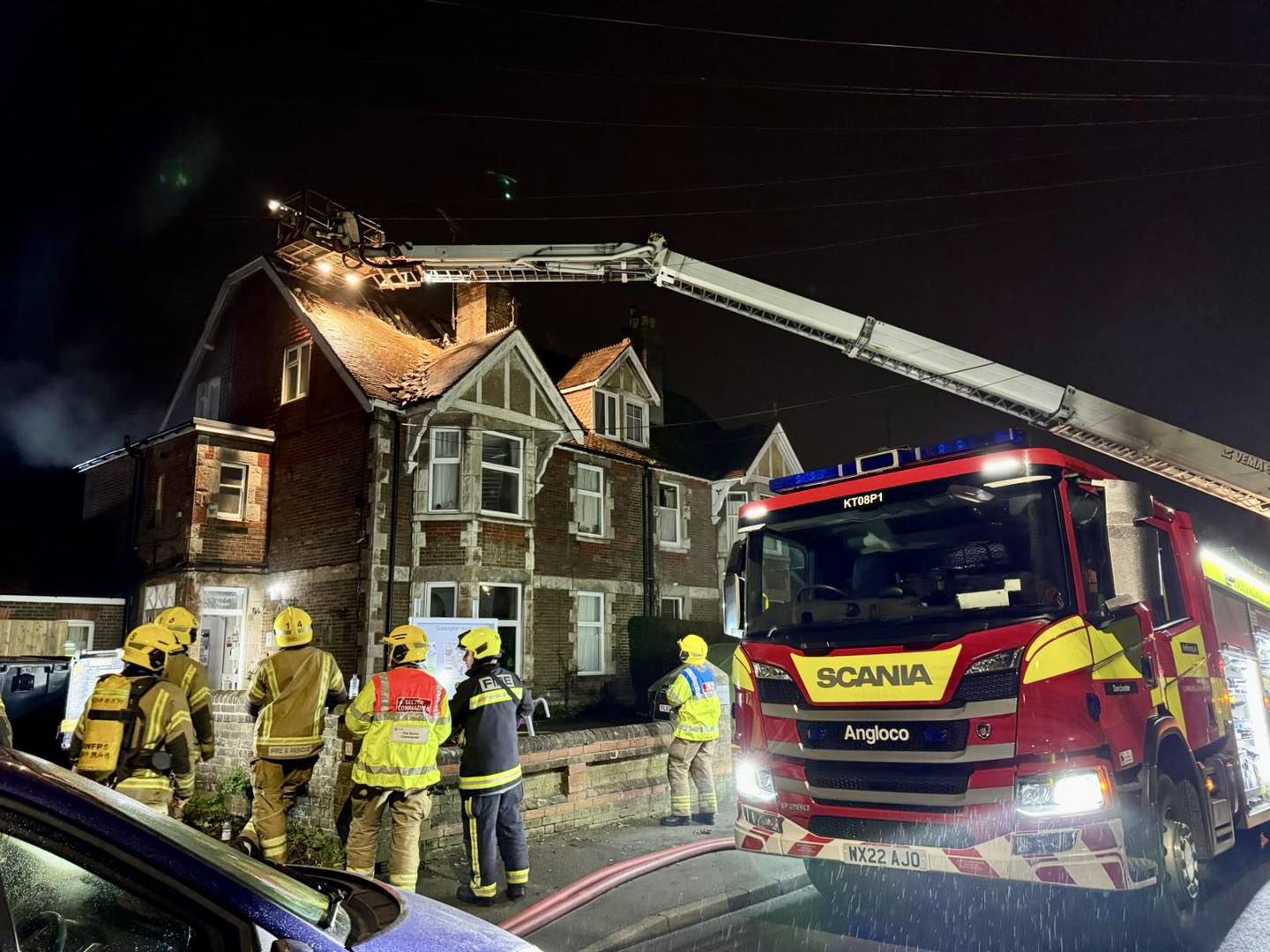 Care home evacuated as 50 firefighters tackle blaze in Dorchester | The ...