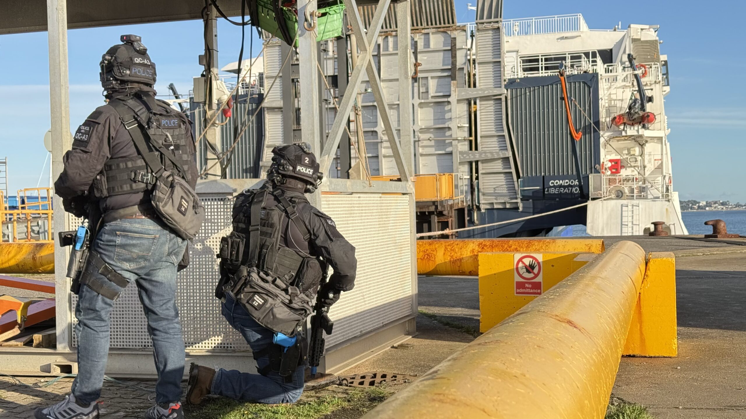 Emergency services stage major terrorism response exercise at Poole ...